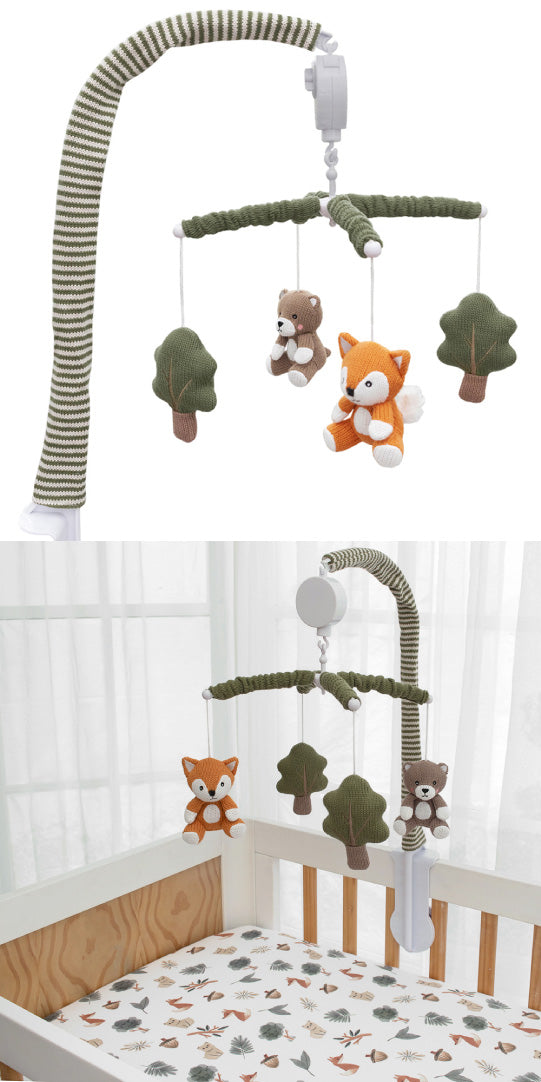 Forest Retreat Musical Mobile Set by Living Textiles – Cottonbox Pty Ltd
