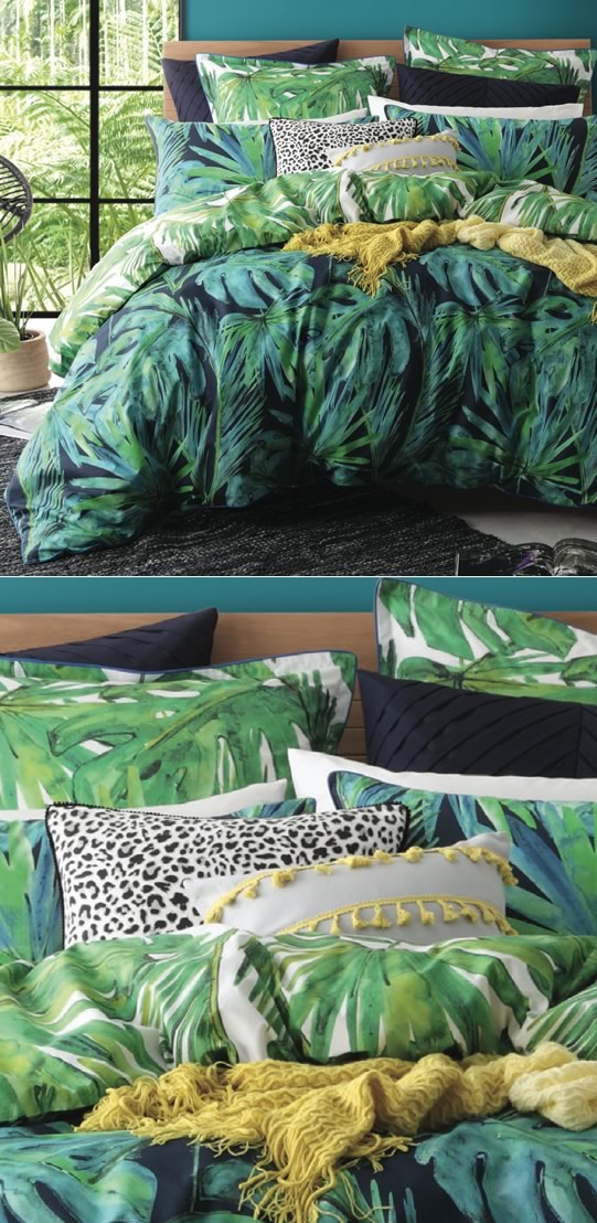 Fiji Lagoon Quilt Cover Set by Logan & Mason – Cottonbox Pty Ltd
