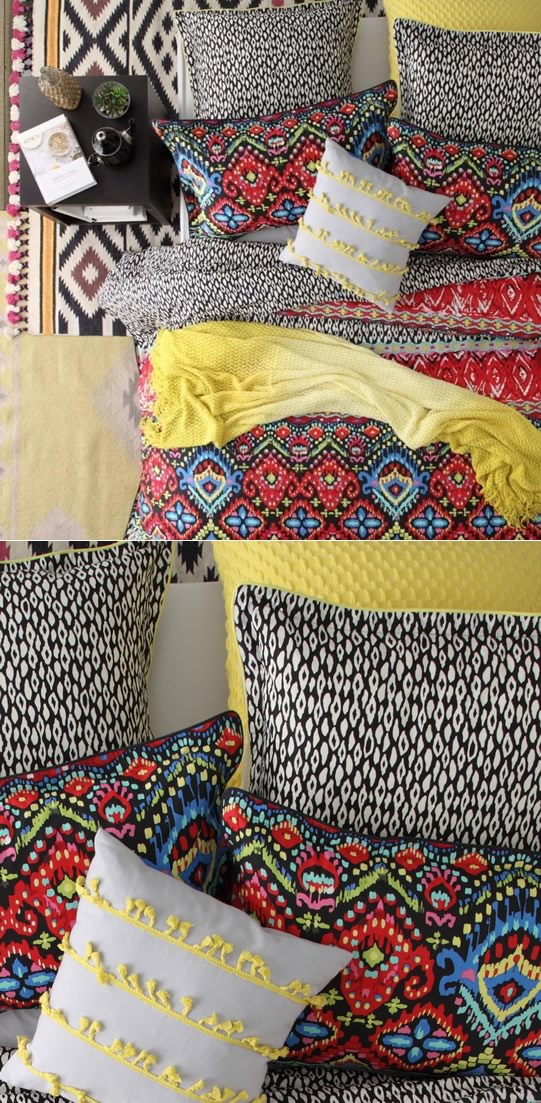 Chilli Multi Quilt Cover Set by Logan & Mason – Cottonbox Pty Ltd
