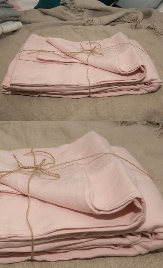 French Linen Blush Quilt Cover Set by Macey & Moore – Cottonbox Pty Ltd