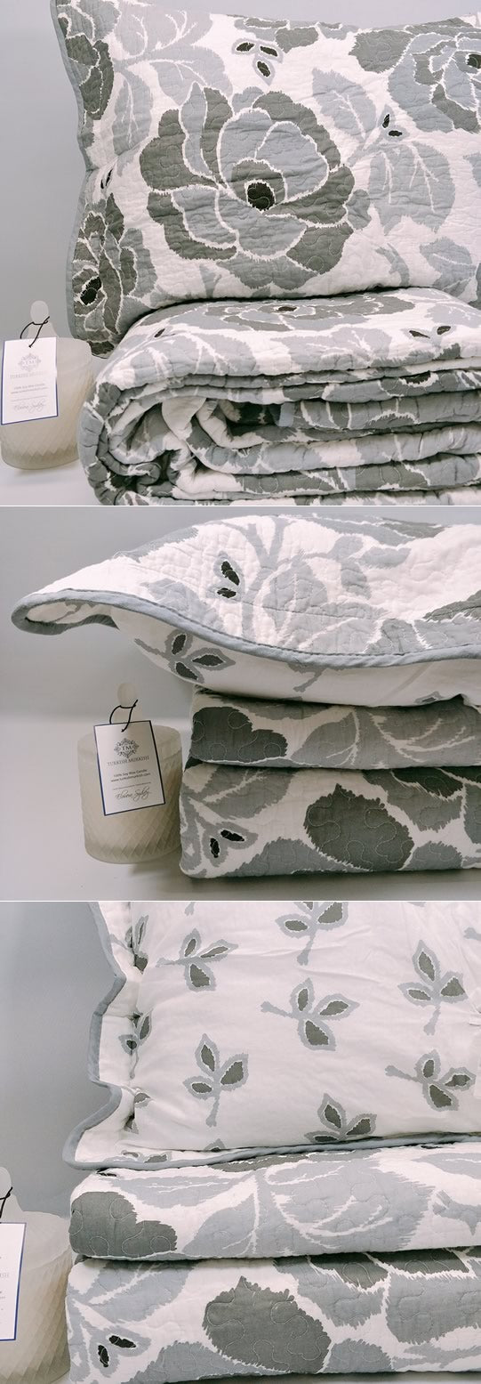Mona Cotton Coverlet Set by Macey & Moore – Cottonbox Pty Ltd