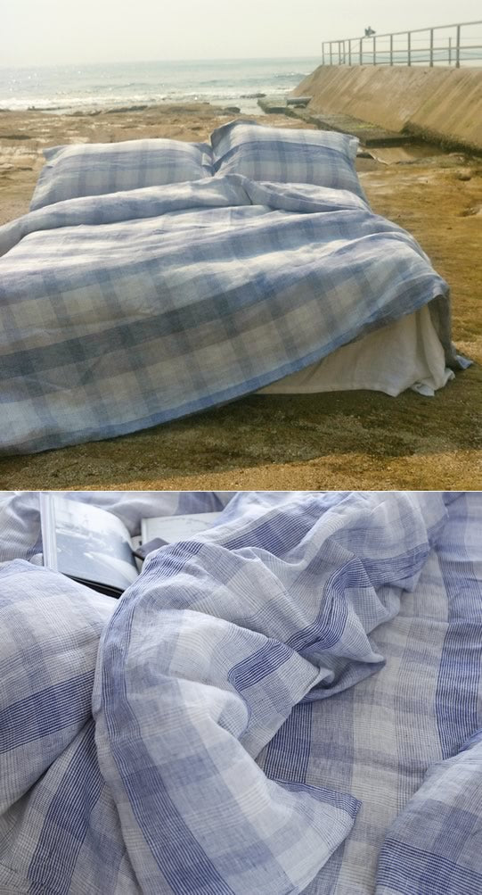 Pure French Linen Mykonos by Macey & Moore – Cottonbox Pty Ltd