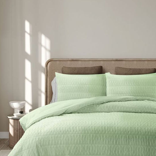 Laura Sage Textured Quilt Cover Set by Odyssey Living – Cottonbox Pty Ltd