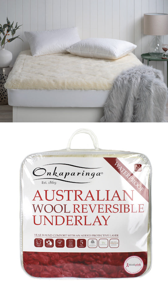 Australian Wool Reversible Waterproof Underlay by Onkaparinga ...