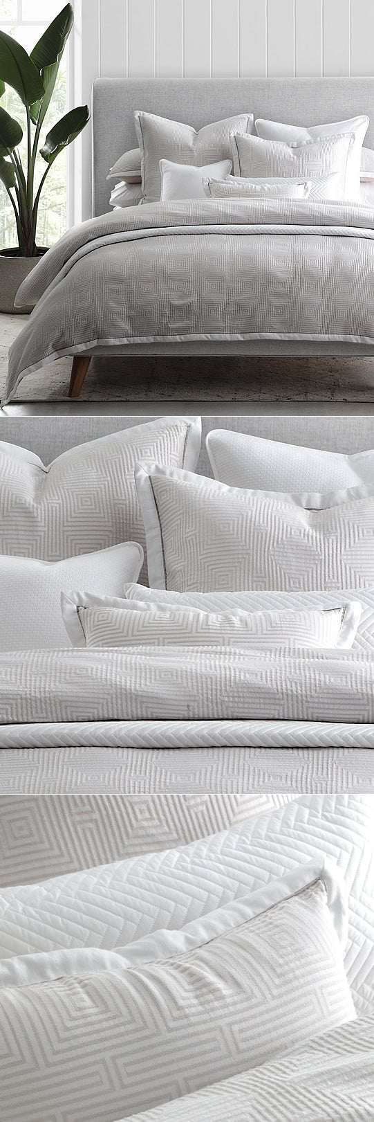 Hemingway Stone Quilt Cover Set by Private collection – Cottonbox Pty Ltd