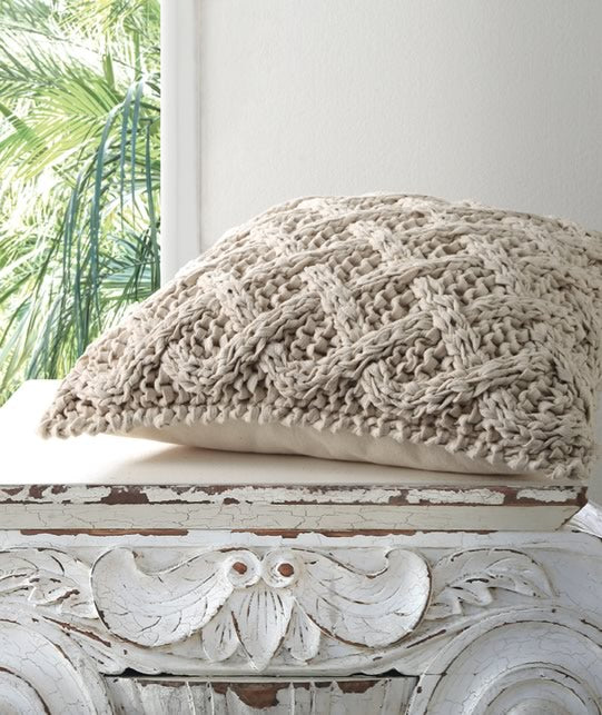 Panama Natural Cushion by Private collection – Cottonbox Pty Ltd