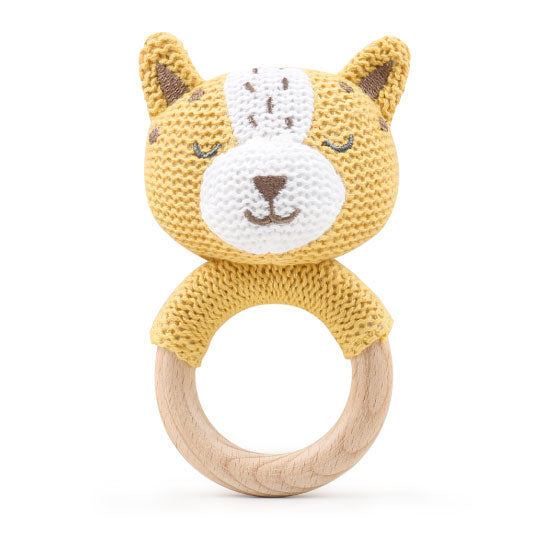 Teething Ring Fox Orange by Peanut Shell – Cottonbox Pty Ltd