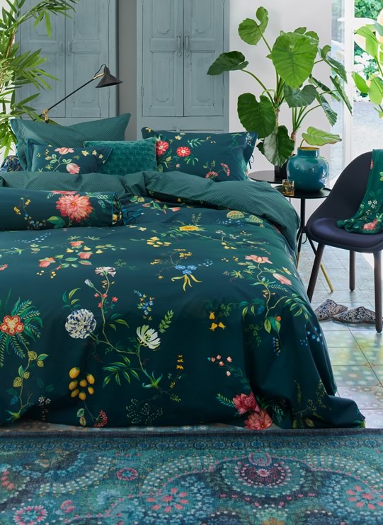 Fleur Grandeur Dark Blue Cotton by Pip Studio – Cottonbox Pty Ltd