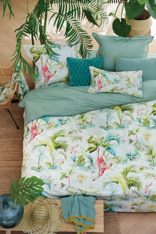 Palm Scenes White Cotton by Pip Studio – Cottonbox Pty Ltd