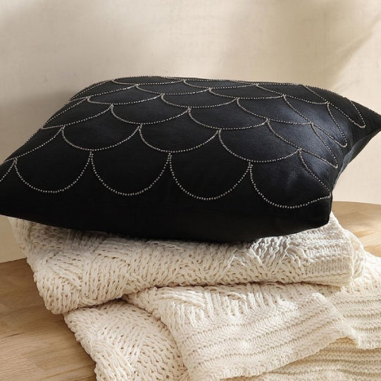 Kinsey Black Cushion by Private Collection – Cottonbox Pty Ltd