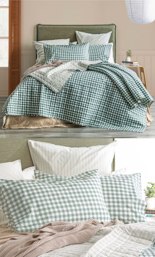 Alison Forest Reversible Quilted Coverlet Set by Renee Taylor ...