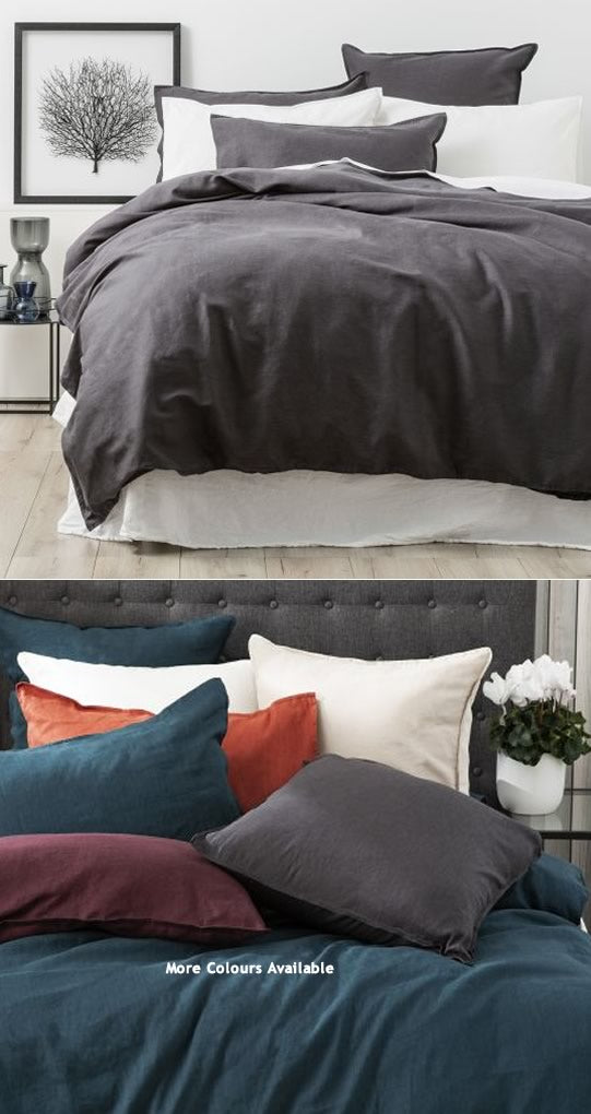 Cavallo Magnet French Linen Quilt Cover Set by Renee Taylor – Cottonbox ...