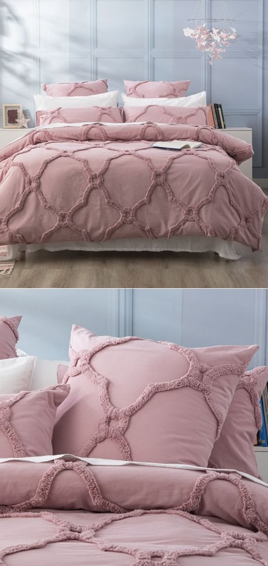 Moroccan Blush Quilt Cover Set by Renee Taylor – Cottonbox Pty Ltd