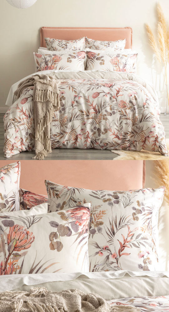 Waratah Frost Quilt Cover Set by Renee Taylor – Cottonbox Pty Ltd