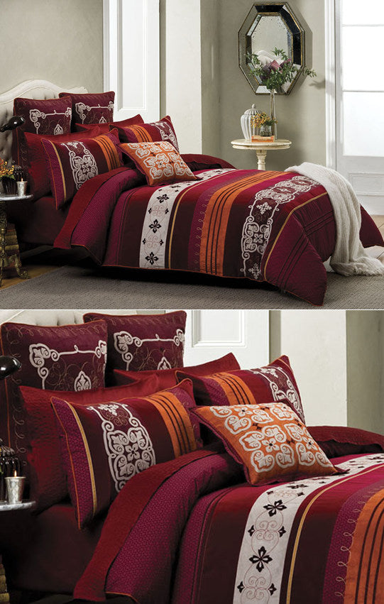 Bordeaux Quilt Cover Set by Sanderson – Cottonbox Pty Ltd