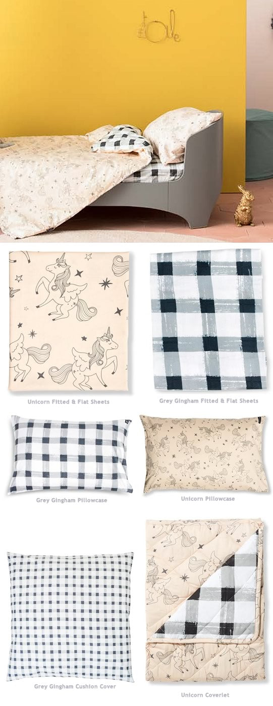 Unicorn Quilt Cover Set by Sack Me – Cottonbox Pty Ltd