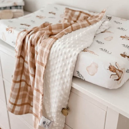 Earth Plaid Nursery Range by Snuggly Jacks – Cottonbox Pty Ltd