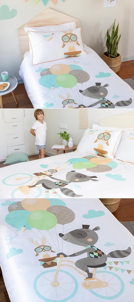 Ron Raccoon Organic Cotton by WT Organic – Cottonbox Pty Ltd