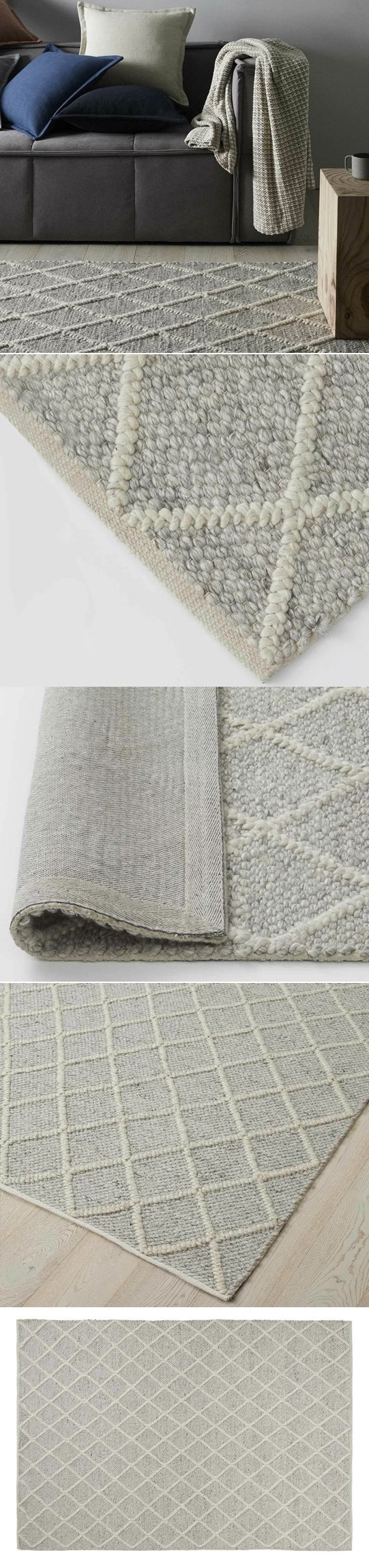 Mitre Feather Rugs by Weave – Cottonbox Pty Ltd