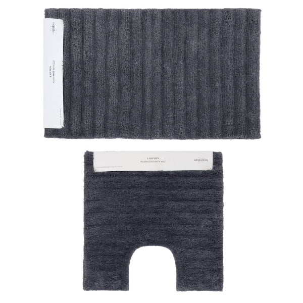 Algodon Lawson Ebony Plush Bath Mat by Ardor – Cottonbox Pty Ltd