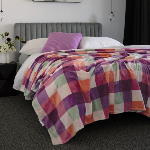 Charlie Sherbet Ultraplush Blanket by Bambury – Cottonbox Pty Ltd