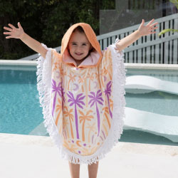 Kids Shaped Poncho Luna Tree by Bambury – Cottonbox Pty Ltd