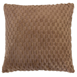 Patton Mocha Cushion (50 x 50cm) by Bambury – Cottonbox Pty Ltd