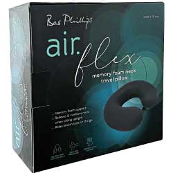 Air Flex Ergonomic Neck Support Memory Foam Pillow by Bas Phillips ...