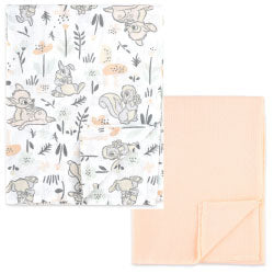 Disney Bambi Pink 2 Pack Muslin Wrap (100 x 100cm) by Disney Baby ...