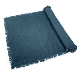 Avani Steel Blue Table Runner (40 x 180cm) by J Elliot – Cottonbox Pty Ltd