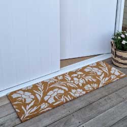 PVC Backed Coir Mat Jasmine (40 x 120cm) by J Elliot – Cottonbox Pty Ltd