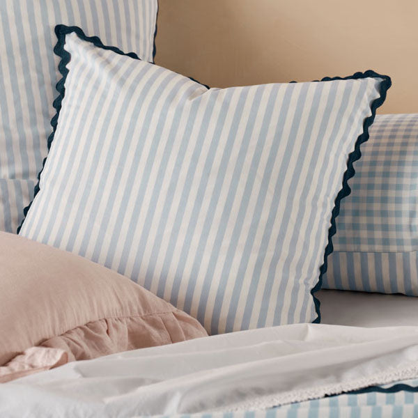 Chica Blue Cushion (48 x 48cm) by Linen House – Cottonbox Pty Ltd