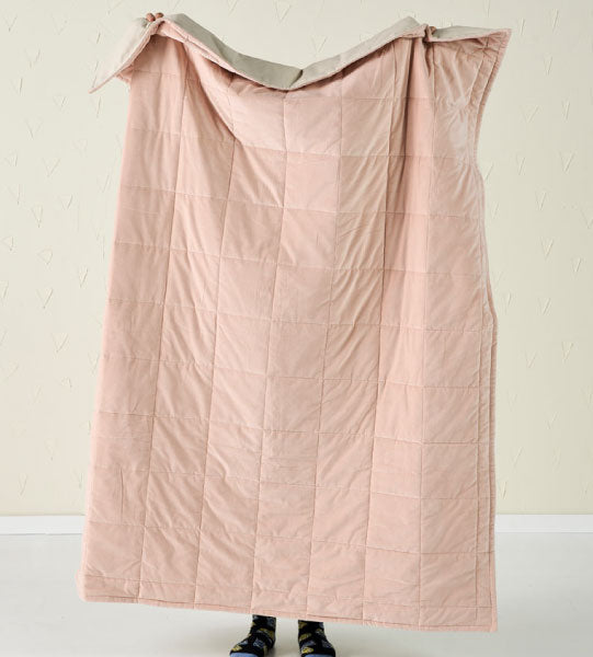 Loft Pink Salt Throw (130 x 170cm) by Linen House – Cottonbox Pty Ltd