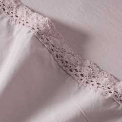 Marion Lavender Lace Trim Sheet Set by Linen House – Cottonbox Pty Ltd