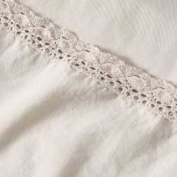 Marion Natural Lace Trim Sheet Set by Linen House – Cottonbox Pty Ltd