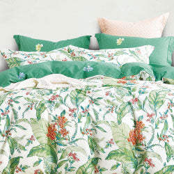 Botanical Cotton Quilt Cover Set by Odyssey Living – Cottonbox Pty Ltd
