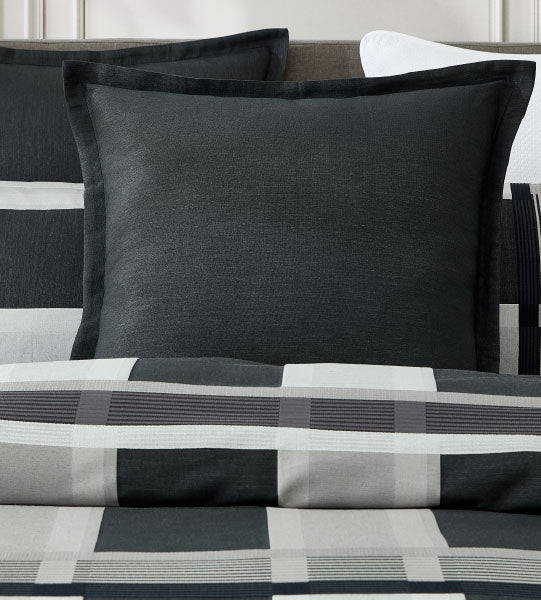 Conrad Silver Quilt Cover Set by Private collection – Cottonbox Pty Ltd