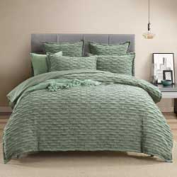 Harper Juniper Jacquard Quilt Cover Set by Renee Taylor – Cottonbox Pty Ltd