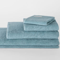 Cotton Twist Misty Teal Face Washer by Sheridan – Cottonbox Pty Ltd