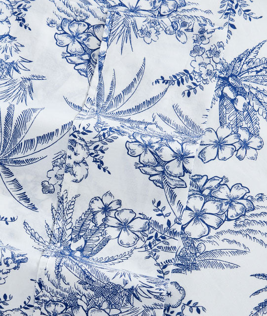 Pen And Ink Indigo Cotton Sheet Set by Tommy Bahama – Cottonbox Pty Ltd