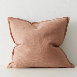 Fiore Clay Cushion (50 x 50cm) by Weave – Cottonbox Pty Ltd