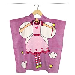 100% Cotton Kids Poncho FAIRY by Odyssey Living – Cottonbox Pty Ltd