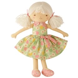 Essie Dress Me Doll - Green Floral by Alimrose – Cottonbox Pty Ltd