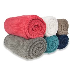 Diamond Fleece Throw (127 x 152cm) by Apartmento – Cottonbox Pty Ltd