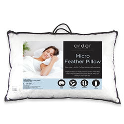 Micro Feather Pillow by Ardor – Cottonbox Pty Ltd