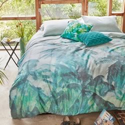 Palmera Green Quilt Cover Set by Bedding House – Cottonbox Pty Ltd