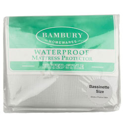 Bassinet Waterproof Mattress Protector by Bambury – Cottonbox Pty Ltd