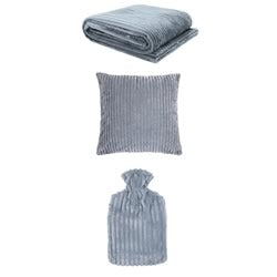 Channel Steel Blue Throw by Bambury – Cottonbox Pty Ltd