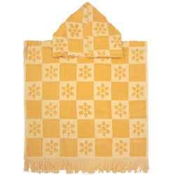Daisy Check Kids MANGO Poncho by Bambury – Cottonbox Pty Ltd
