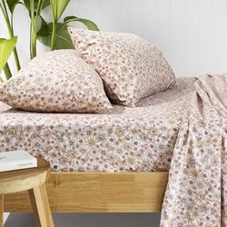 Marguerite Rosewater Flannelette Sheet Set by Bambury – Cottonbox Pty Ltd